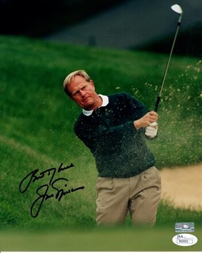 Jack Nicklaus Golf Memorabilia & Signed Golf Collectibles