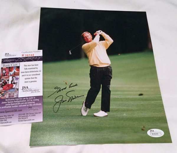 Jack Nicklaus Golf Memorabilia & Signed Golf Collectibles