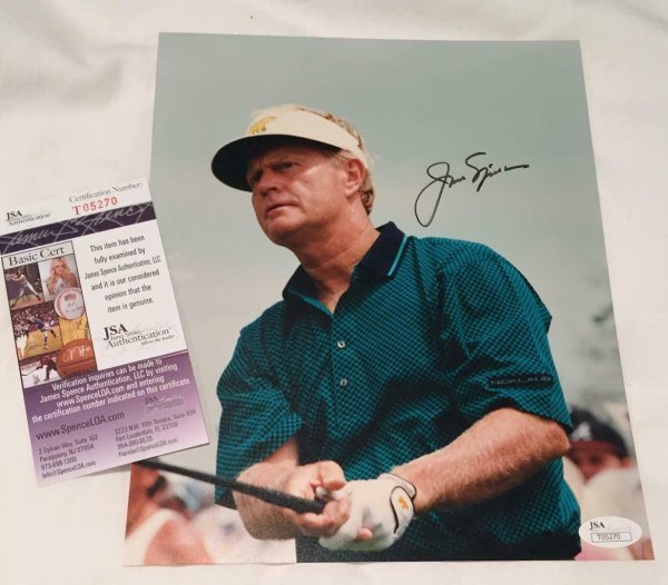 Jack Nicklaus Golf Memorabilia & Signed Golf Collectibles