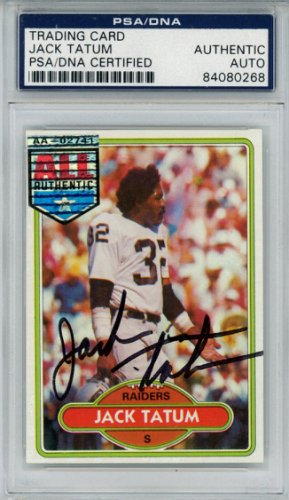 Jack Tatum Autographed Memorabilia | Signed Photo, Jersey, Collectibles ...