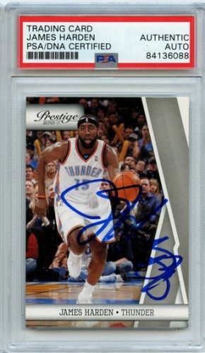 James Harden Autographed Memorabilia | Signed Photo, Jersey ...