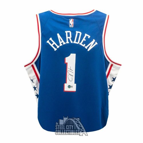 James Harden Autographed Memorabilia | Signed Photo, Jersey ...