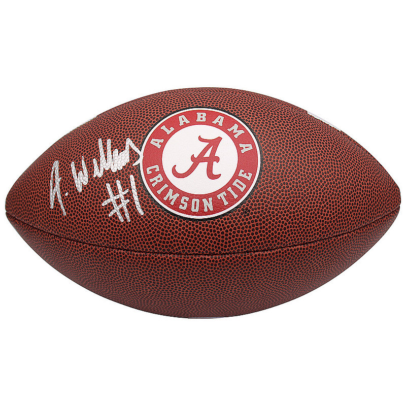 Jameson Williams Autographed Signed Alabama Crimson Tide Wilson Logo ...