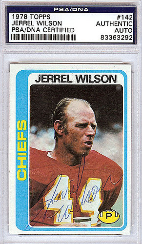 Kansas City Chiefs Autographed Trading Cards 100% Authentic Signed ...