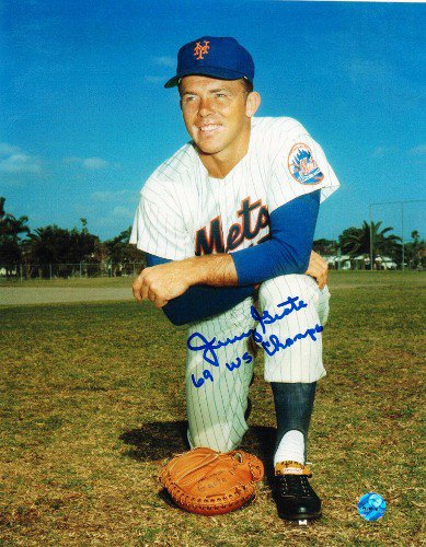 Jerry Grote New York Mets Autographed Signed 8x10 Photo Inscribed 69 WS ...