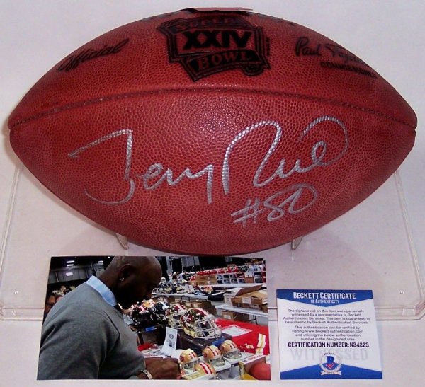 Jerry Rice Autographed Memorabilia | Signed Photo, Jersey, Collectibles ...
