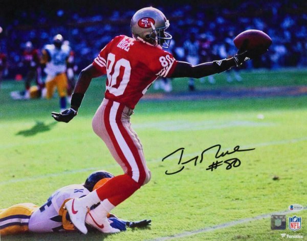 Jerry Rice Autographed Memorabilia | Signed Photo, Jersey, Collectibles ...