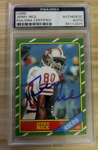 Jerry Rice Autographed Memorabilia | Signed Photo, Jersey, Collectibles ...