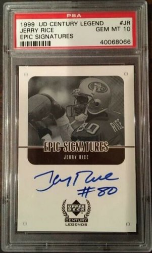 Jerry Rice Autographed Memorabilia | Signed Photo, Jersey, Collectibles ...