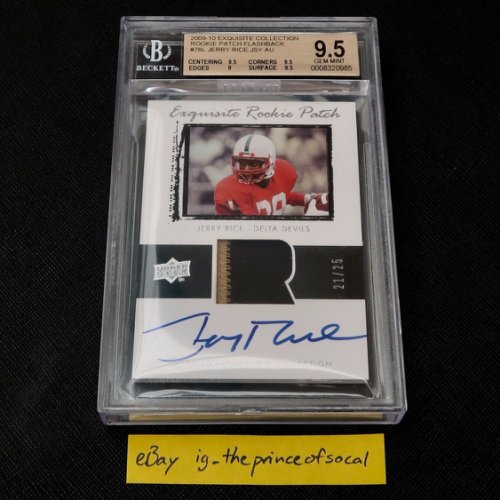 Jerry Rice Autographed Memorabilia | Signed Photo, Jersey, Collectibles ...