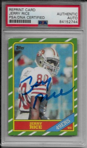 Jerry Rice Autographed Memorabilia | Signed Photo, Jersey, Collectibles ...