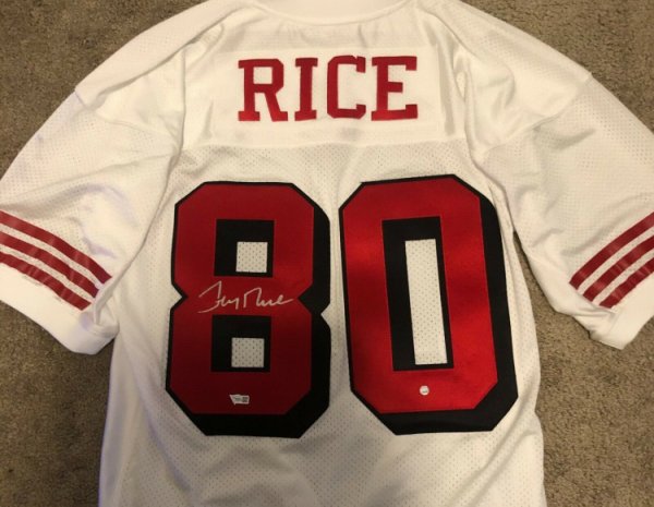 Jerry Rice Autographed Memorabilia | Signed Photo, Jersey, Collectibles ...