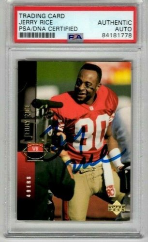 Jerry Rice Autographed Memorabilia | Signed Photo, Jersey, Collectibles ...