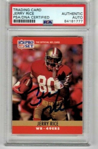 Jerry Rice Autographed Memorabilia | Signed Photo, Jersey, Collectibles ...