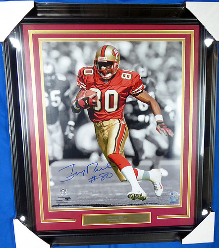 Jerry Rice Autographed Memorabilia | Signed Photo, Jersey, Collectibles ...