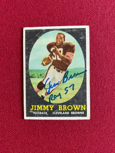 Jim Brown Autographed Memorabilia | Signed Photo, Jersey, Collectibles ...