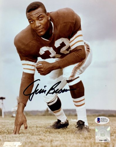 Jim Brown Autographed Memorabilia | Signed Photo, Jersey, Collectibles ...