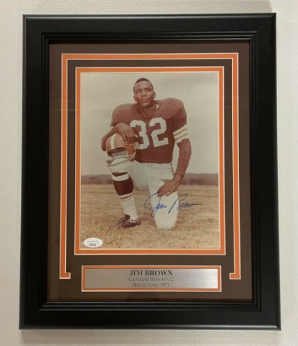 Jim Brown Autographed Memorabilia | Signed Photo, Jersey, Collectibles ...