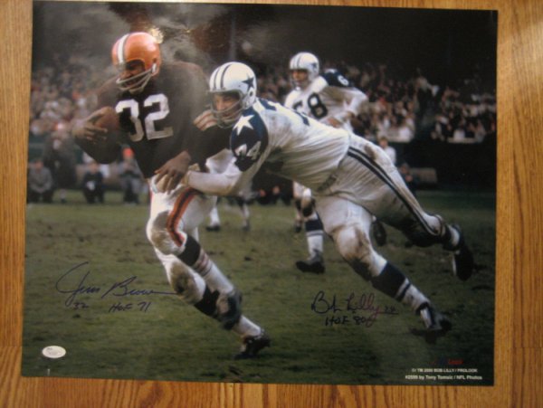 Jim Brown Autographed Memorabilia | Signed Photo, Jersey, Collectibles ...