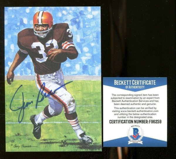 Jim Brown Autographed Memorabilia | Signed Photo, Jersey, Collectibles ...