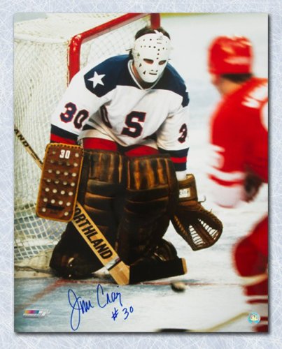 Jim Craig 1980 Olympic Miracle On Ice Autographed Signed 16x20 Action Photo Jim Craig 1980 Olympic Miracle On Ice Autographed Signed 16x20 Action Photo