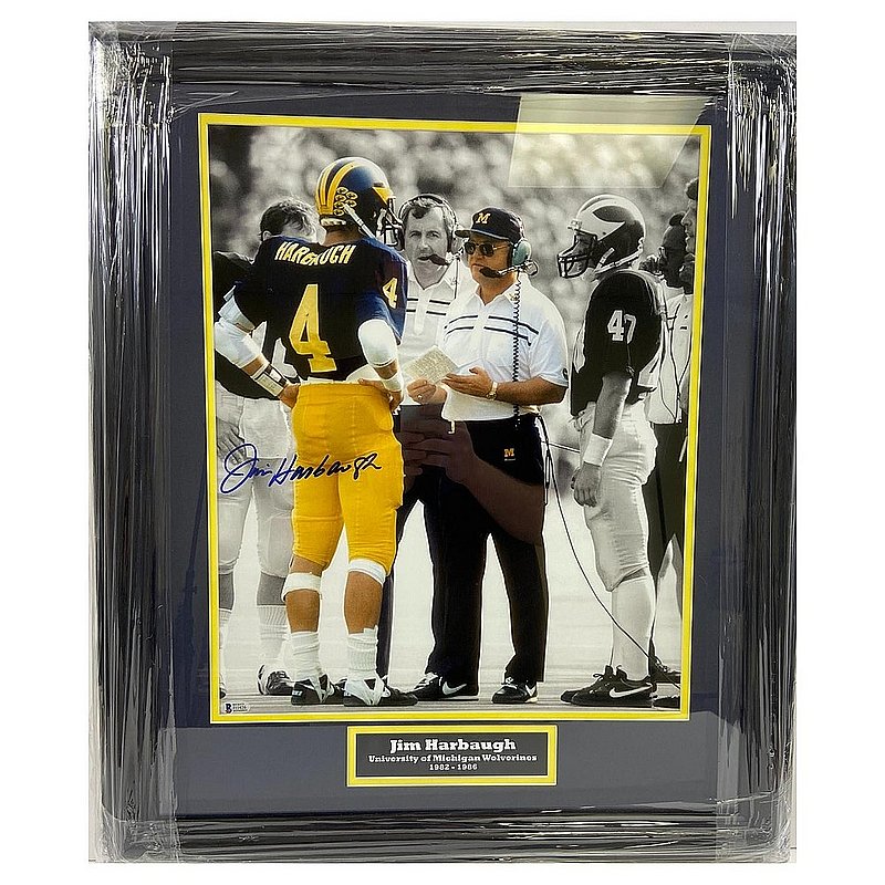 Jim Harbaugh Autographed Memorabilia | Signed Photo, Jersey ...