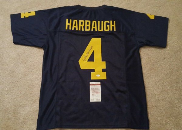 Jim Harbaugh Autographed Memorabilia | Signed Photo, Jersey ...