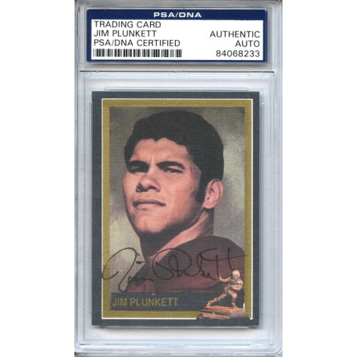 Jim Plunkett Autographed Memorabilia | Signed Photo, Jersey ...