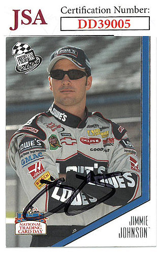 Jimmie Johnson Autographed Memorabilia | Signed Photo, Jersey ...