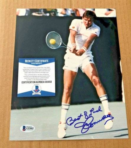 Jimmy Connors Autographed Memorabilia | Signed Photo, Jersey ...