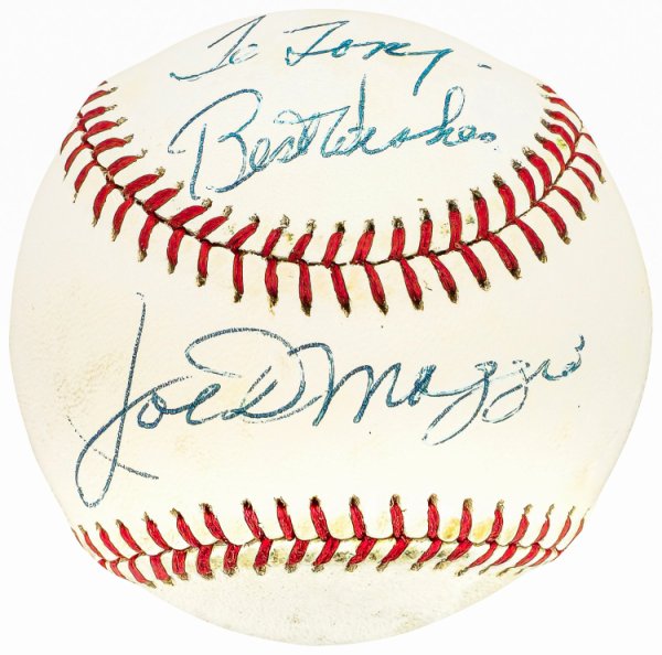 Joe Dimaggio | Autographed Baseball Memorabilia & MLB Merchandise