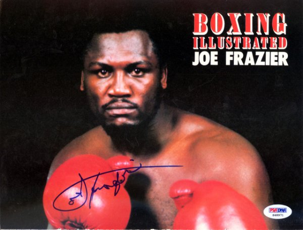 Joe Frazier Autographed Memorabilia | Signed Photo, Jersey ...