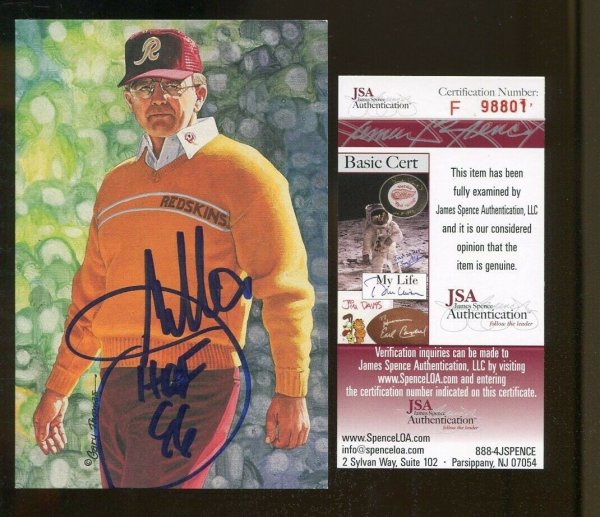 Joe Gibbs Autographed Memorabilia | Signed Photo, Jersey, Collectibles ...