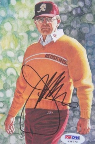 Joe Gibbs Autographed Memorabilia | Signed Photo, Jersey, Collectibles ...