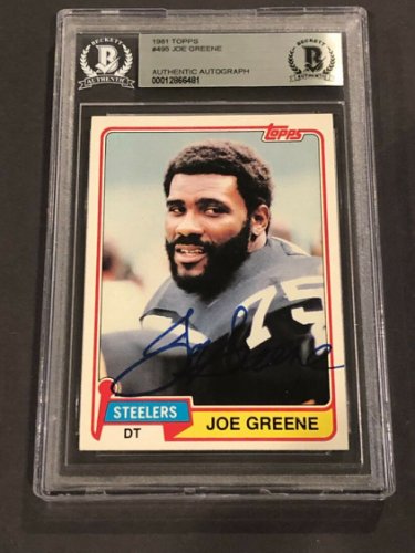 Joe Greene Autographed Memorabilia | Signed Photo, Jersey, Collectibles ...