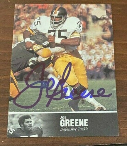 Joe Greene Autographed Memorabilia | Signed Photo, Jersey, Collectibles ...