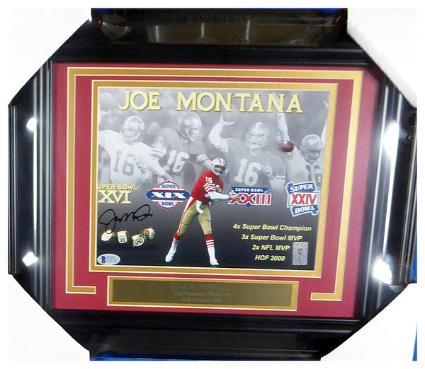 Joe Montana | Autographed Football Memorabilia & NFL Merchandise