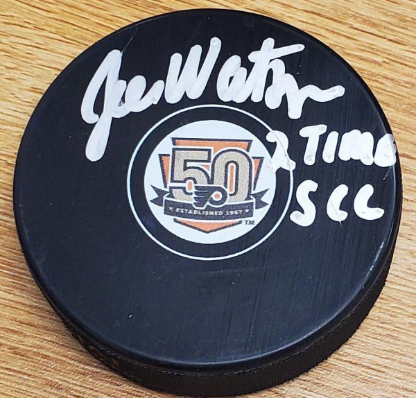 Joe Watson Autographed Signed Philadelphia Flyers 50Th Anniversary ...