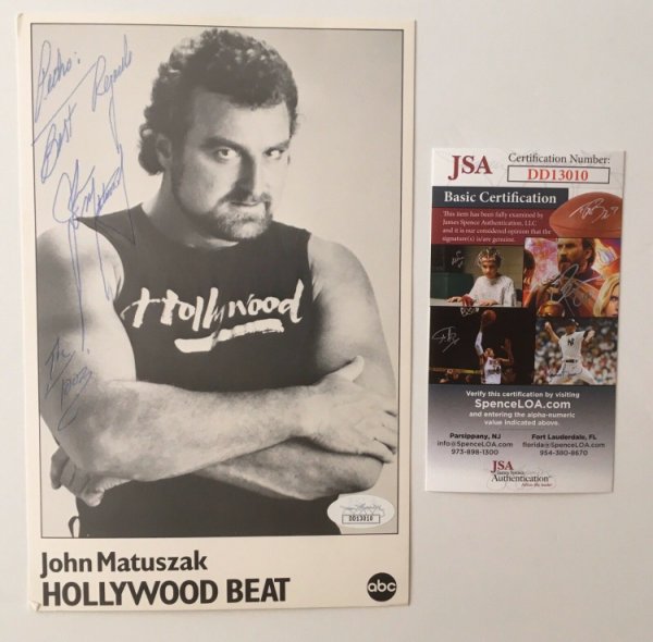 John Matuszak Autographed Memorabilia | Signed Photo, Jersey ...