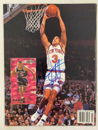 John Starks Autographed Memorabilia | Signed Photo, Jersey ...