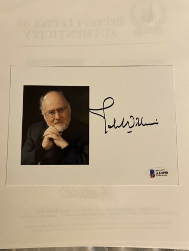 John Williams Autographed Memorabilia | Signed Photo, Jersey ...