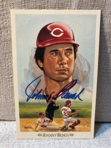 Johnny Bench Autographed Memorabilia | Signed Photo, Jersey ...