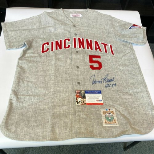 Johnny Bench Autographed Memorabilia | Signed Photo, Jersey ...