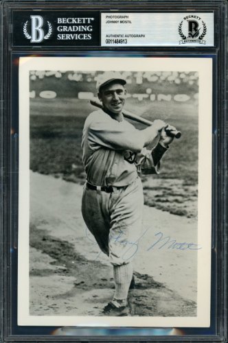 Johnny Mostil Autographed Signed 5x7 Photo Chicago White Sox Beckett ...
