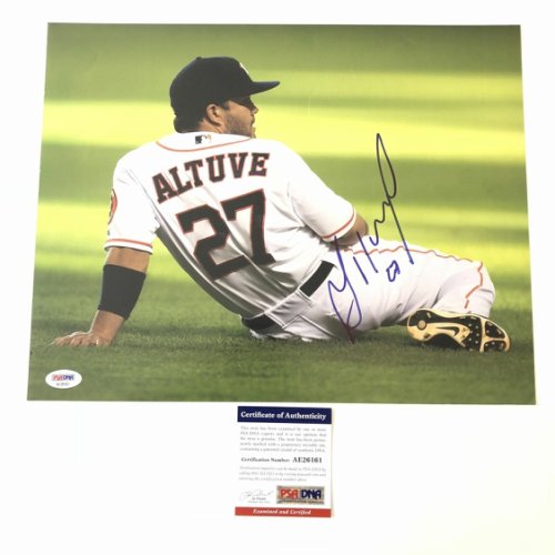 Jose Altuve Autographed Memorabilia | Signed Photo, Jersey ...