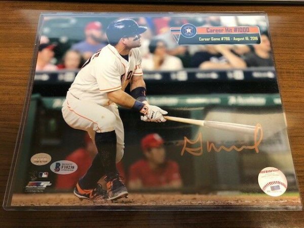 Jose Altuve Autographed Memorabilia | Signed Photo, Jersey ...