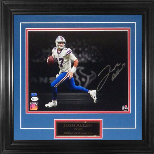 Josh Allen Autographed Signed Buffalo Bills (Spotlight) Deluxe Framed ...