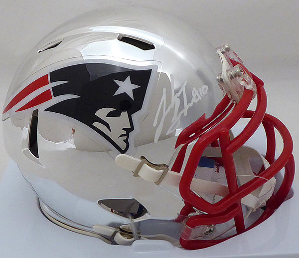 Autographed New England Patriots Mini Helmets | Signed Mini Helmets