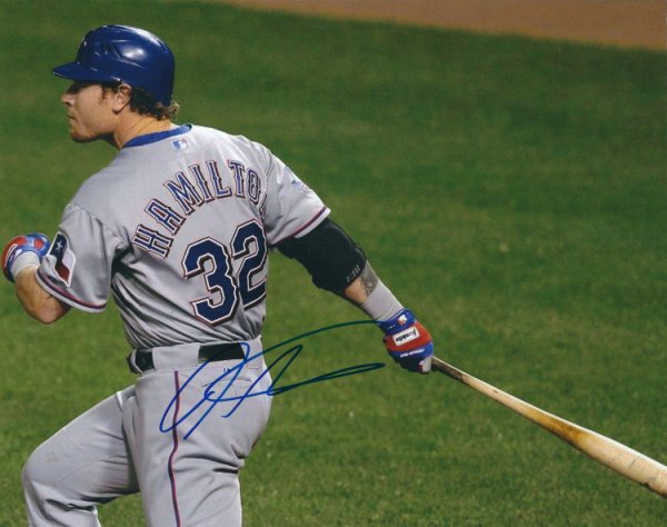 Josh Hamilton Autographed Signed 8x10 Texas Rangers Photo Main Line Autographs