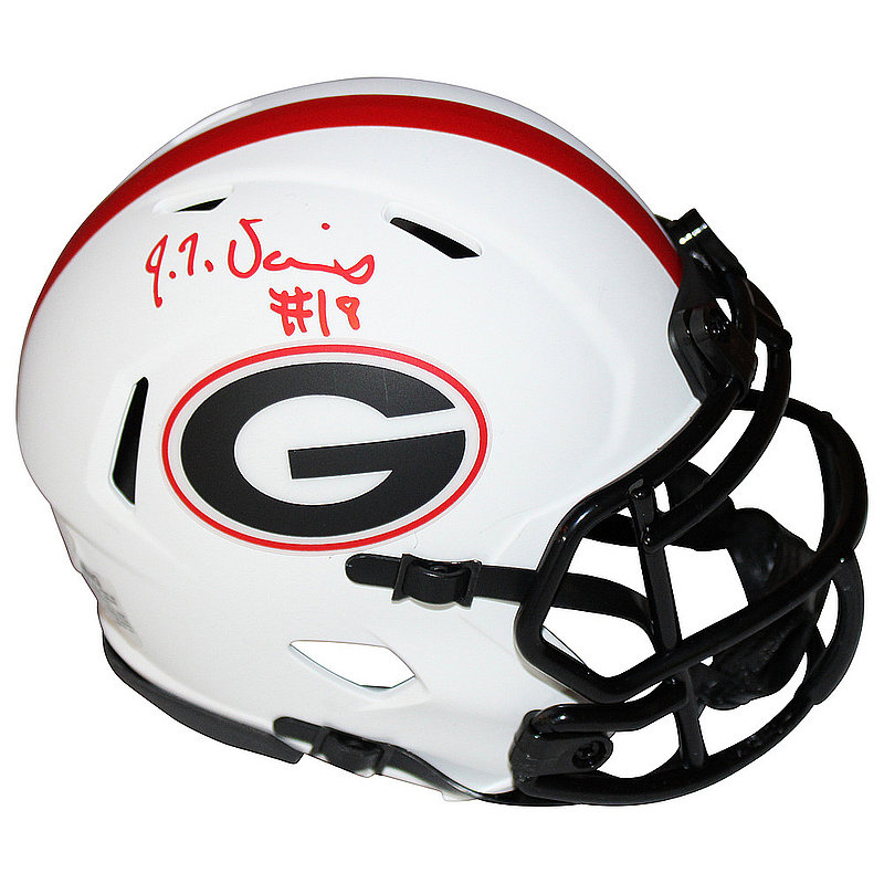 Autographed Georgia Bulldogs Mini Helmets | Signed Mini Helmets